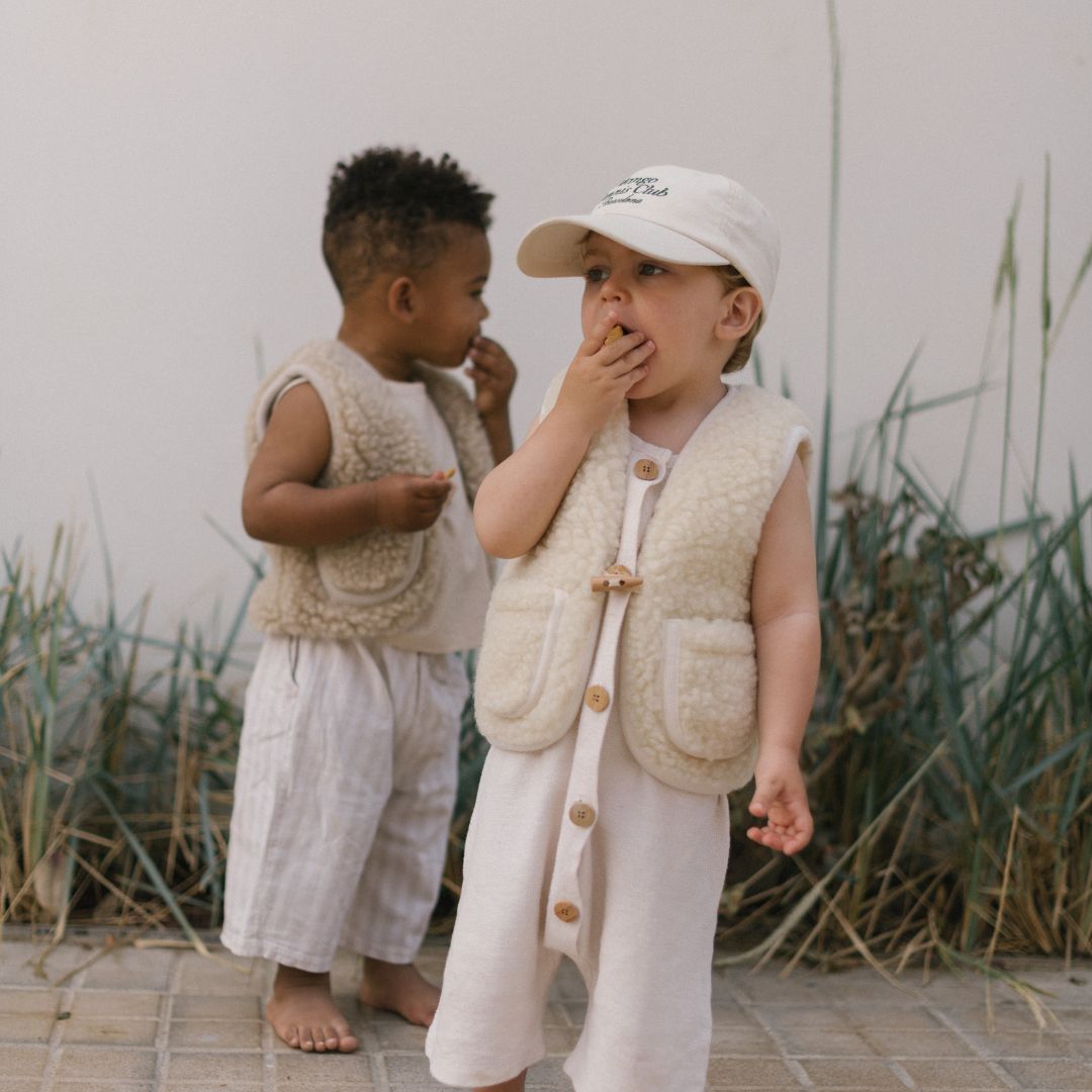 BINIBAMBA Merino Wool Snuggelvest Gilets for Babies