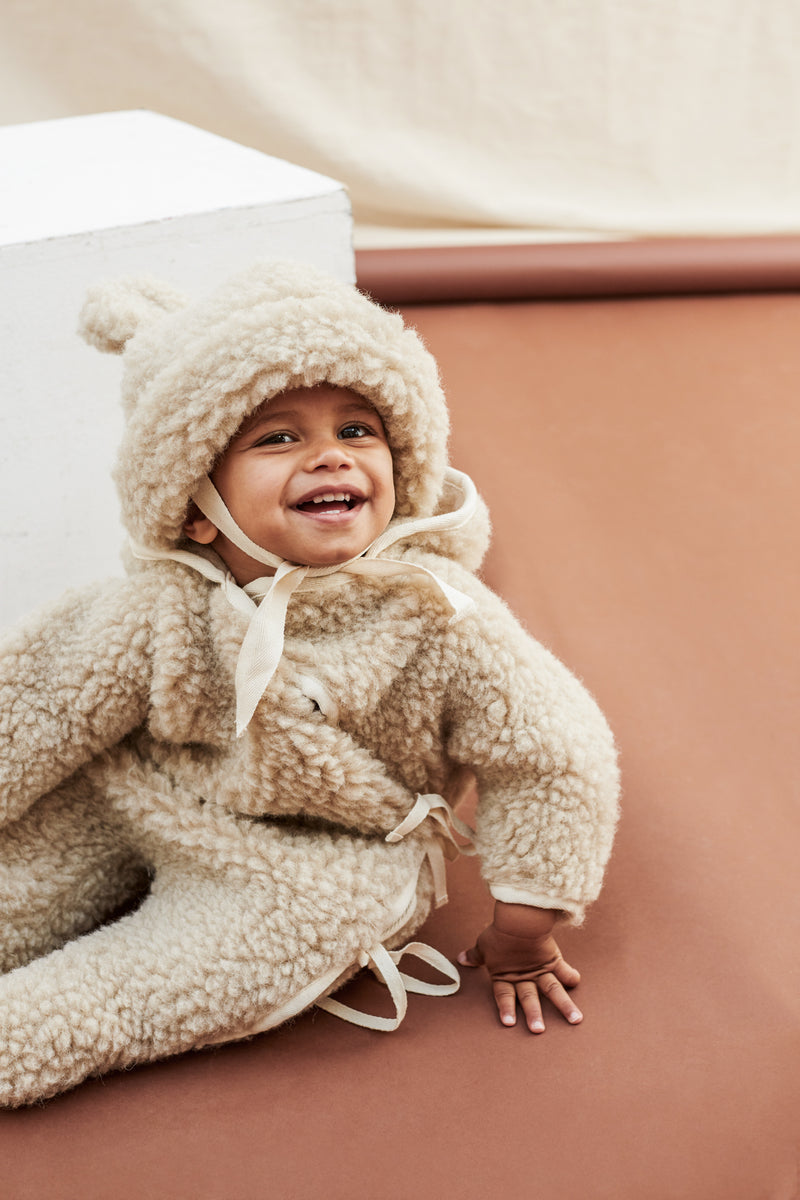 Harrods x BINIBAMBA Exclusive Peanut Teddy Hat for Babies